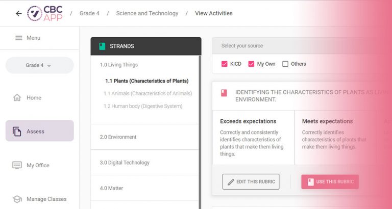 CBC App | For Kenyan Teachers and Schools implementing CBC